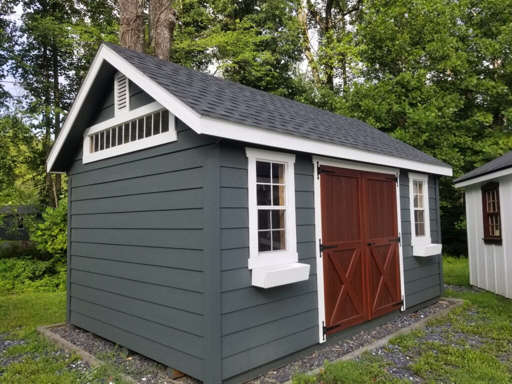 10x16 Garden Shed with James Hardie Lap Siding | Lapp Structures