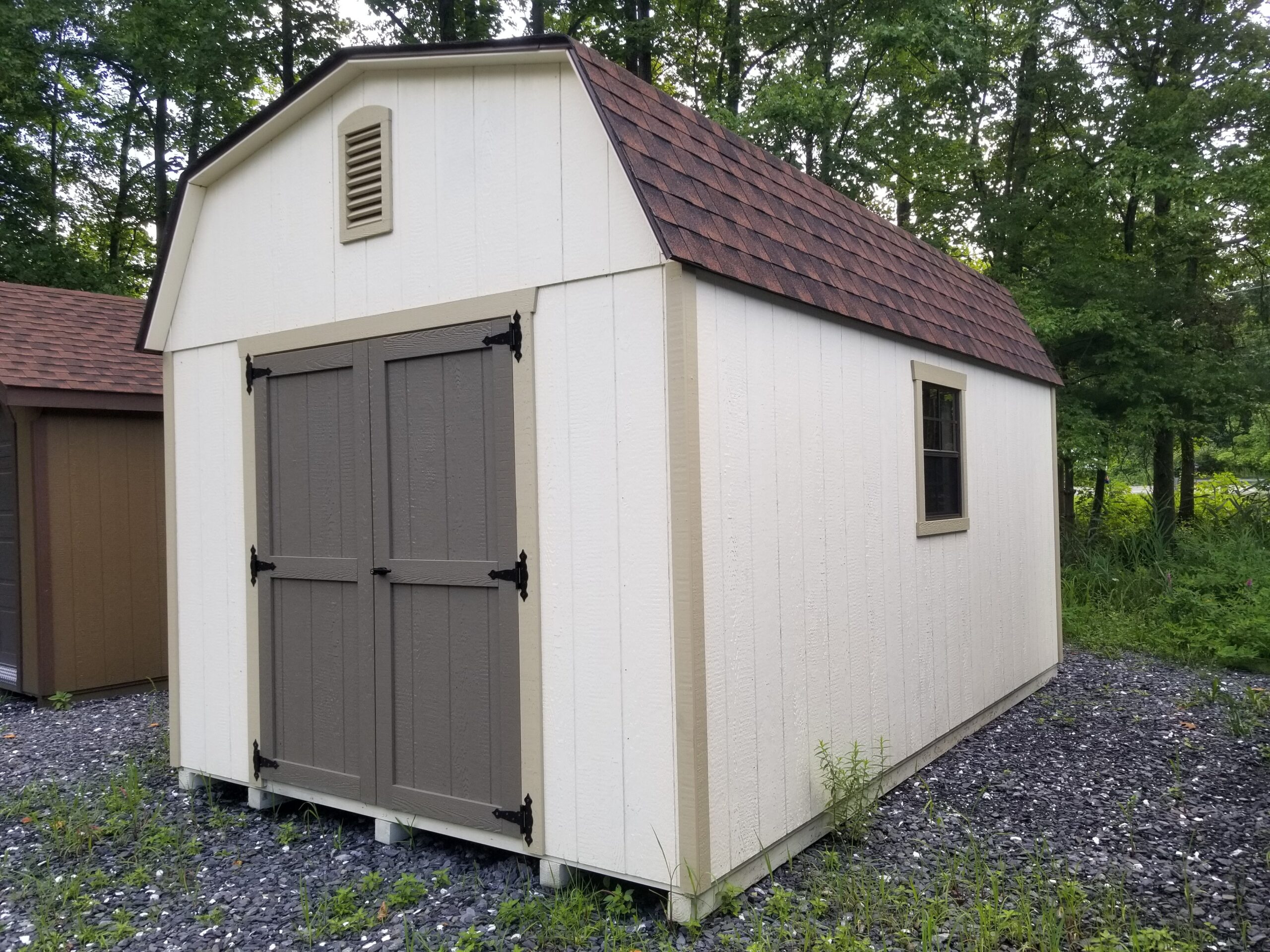 10x16 High Barn with SmartTec Siding | Lapp Structures