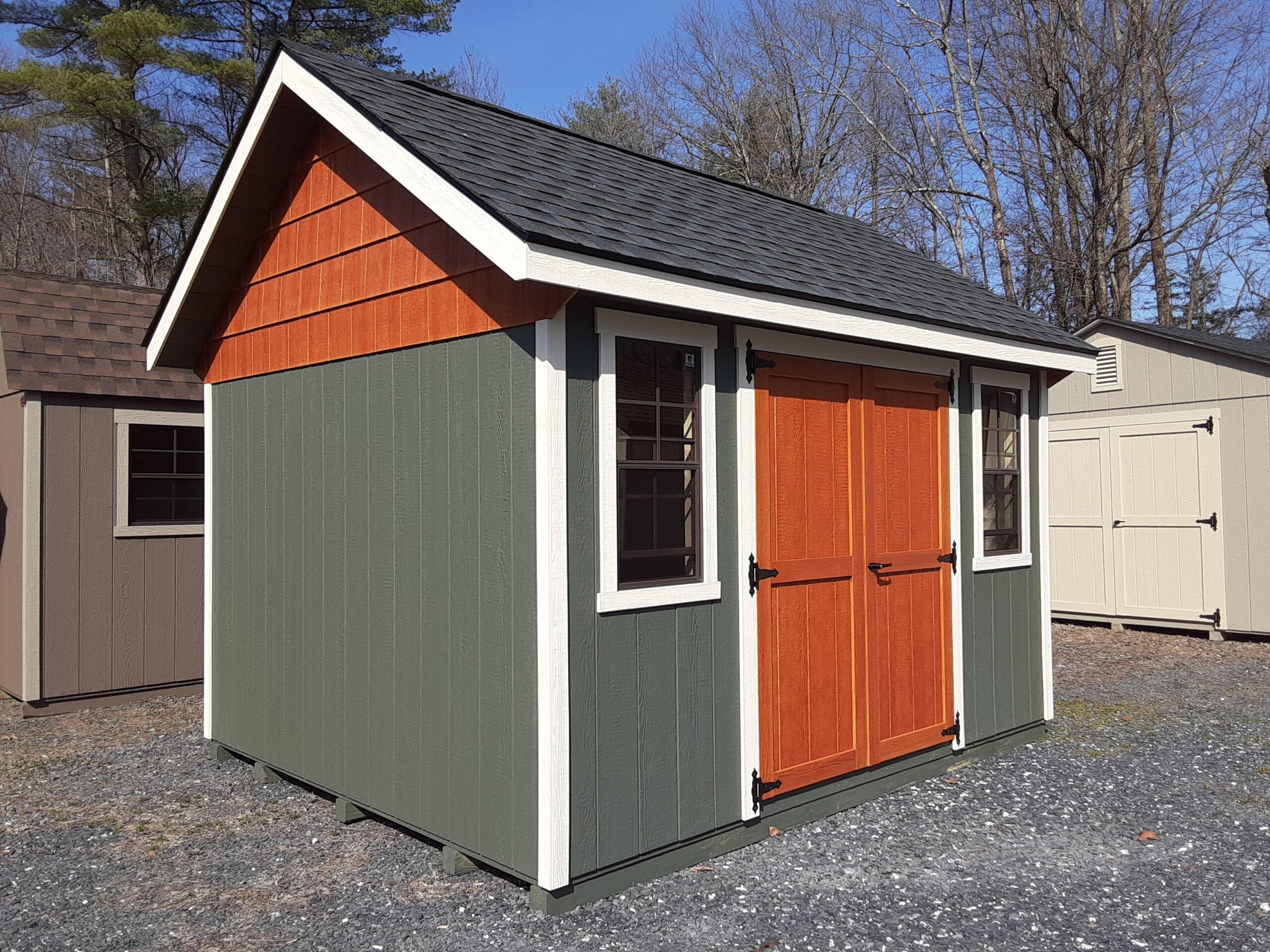 10x12 Garden Shed with SmartTec Siding | Lapp Structures