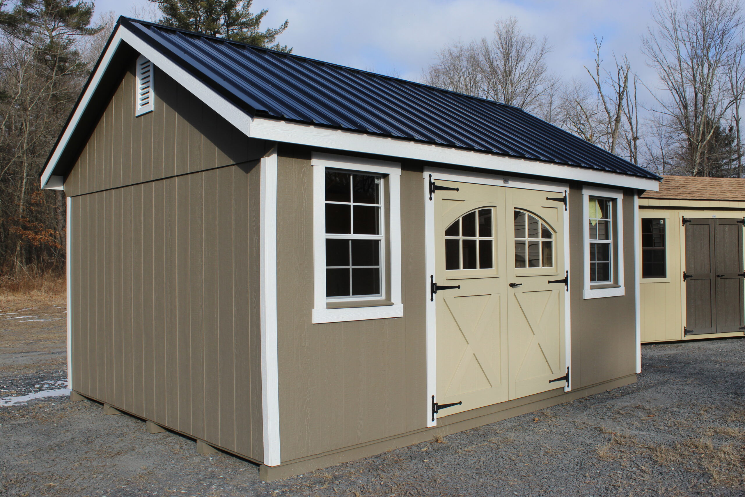 12x16 Garden Shed with SmartTec Siding | Lapp Structures