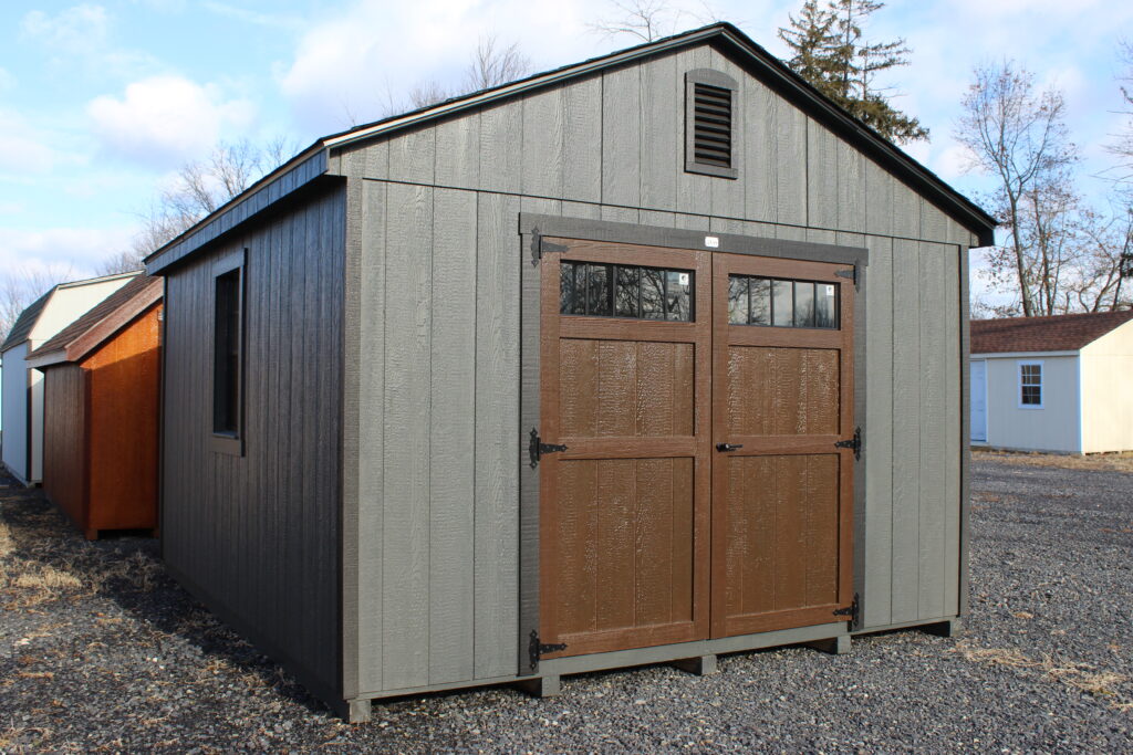 12x14 A-frame with SmartTec Siding | Lapp Structures