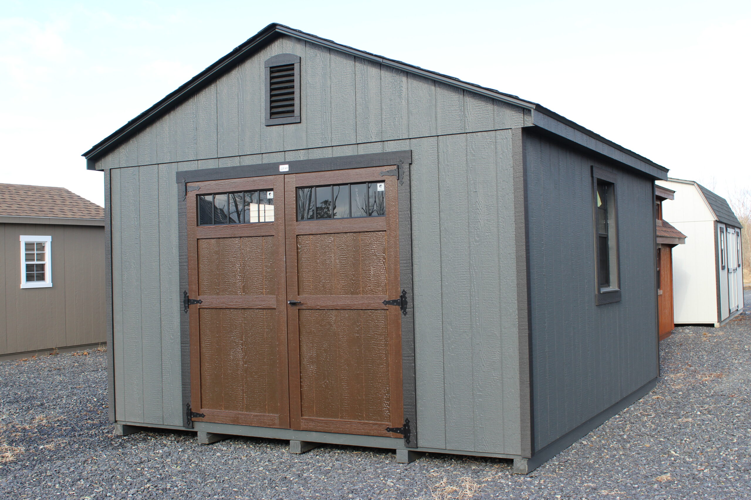 12x14 A-frame with SmartTec Siding | Lapp Structures